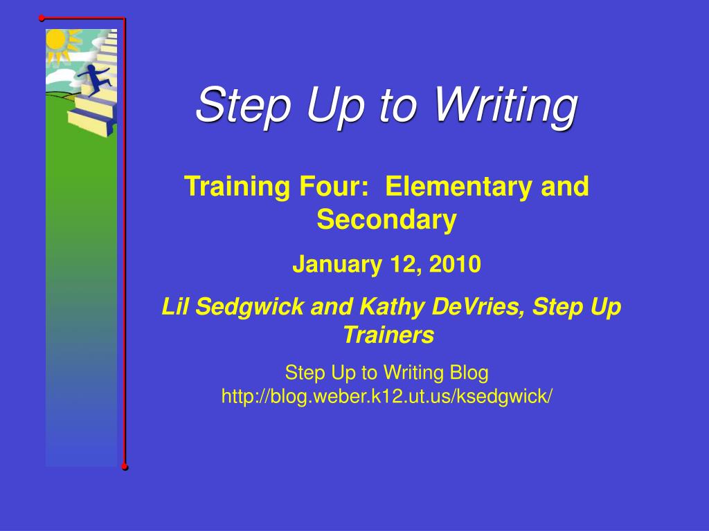 PPT - Step Up to Writing PowerPoint Presentation, free download - ID ...