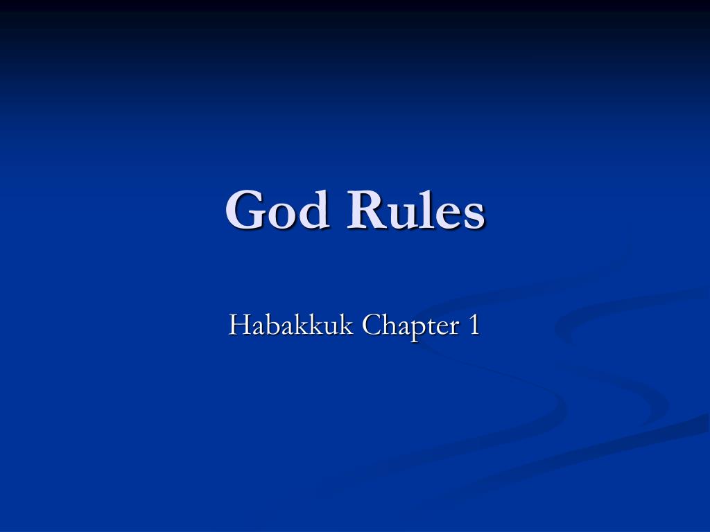 PPT - God Rules PowerPoint Presentation, free download - ID:1143640