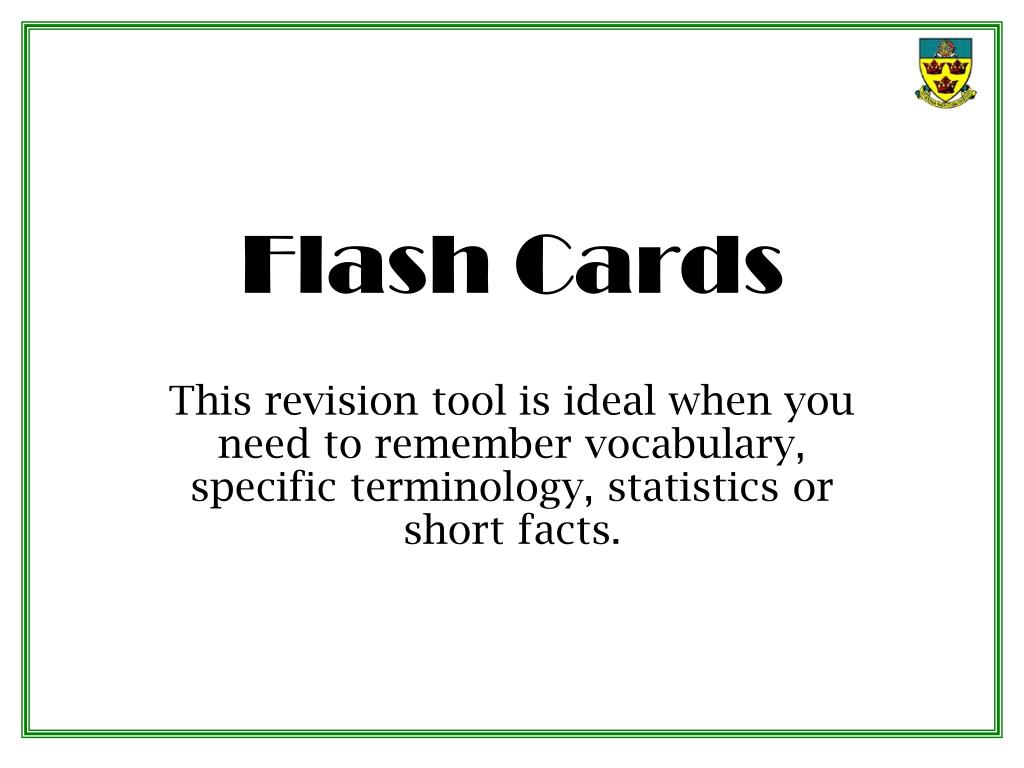 PPT - Flash Cards PowerPoint Presentation, free download - ID:1143797