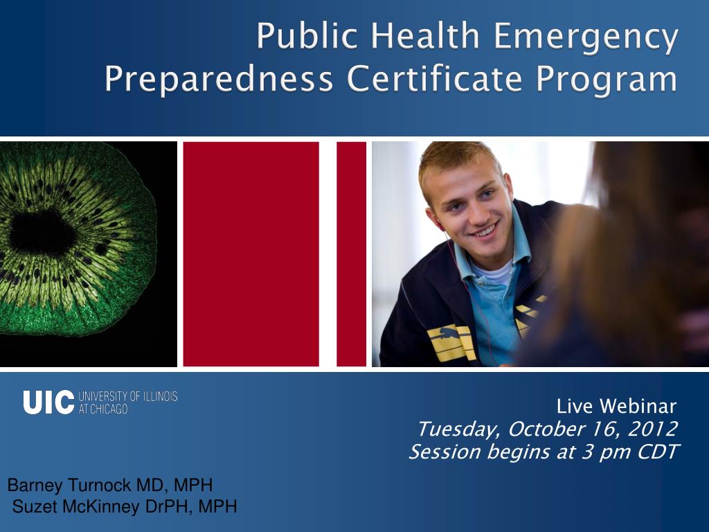 PPT - Public Health Emergency Preparedness Certificate Program ...