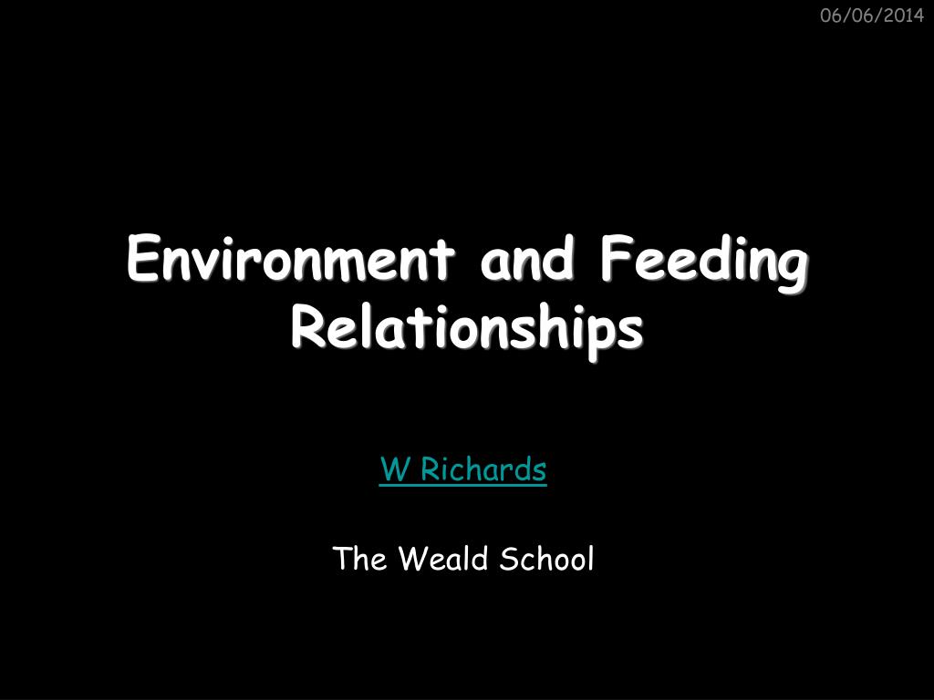 PPT - Environment and Feeding Relationships PowerPoint Presentation ...