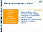 PPT - TOOLS OF FINANCIAL STATEMENT ANALYSIS PowerPoint Presentation ...