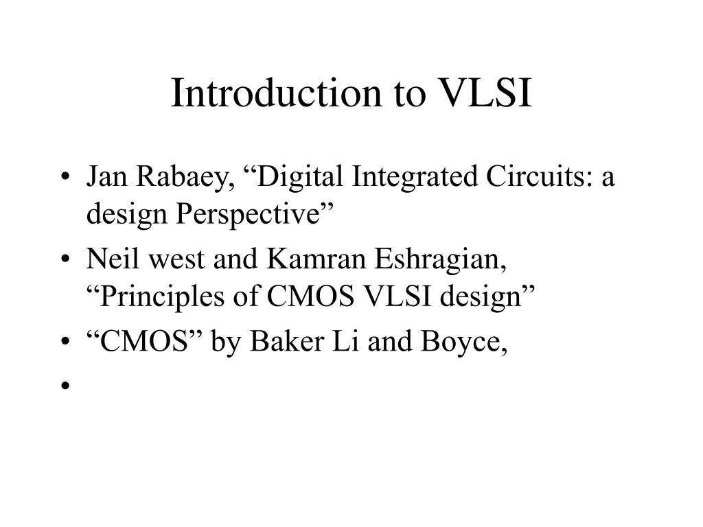 PPT - Introduction to VLSI PowerPoint Presentation, free download - ID ...