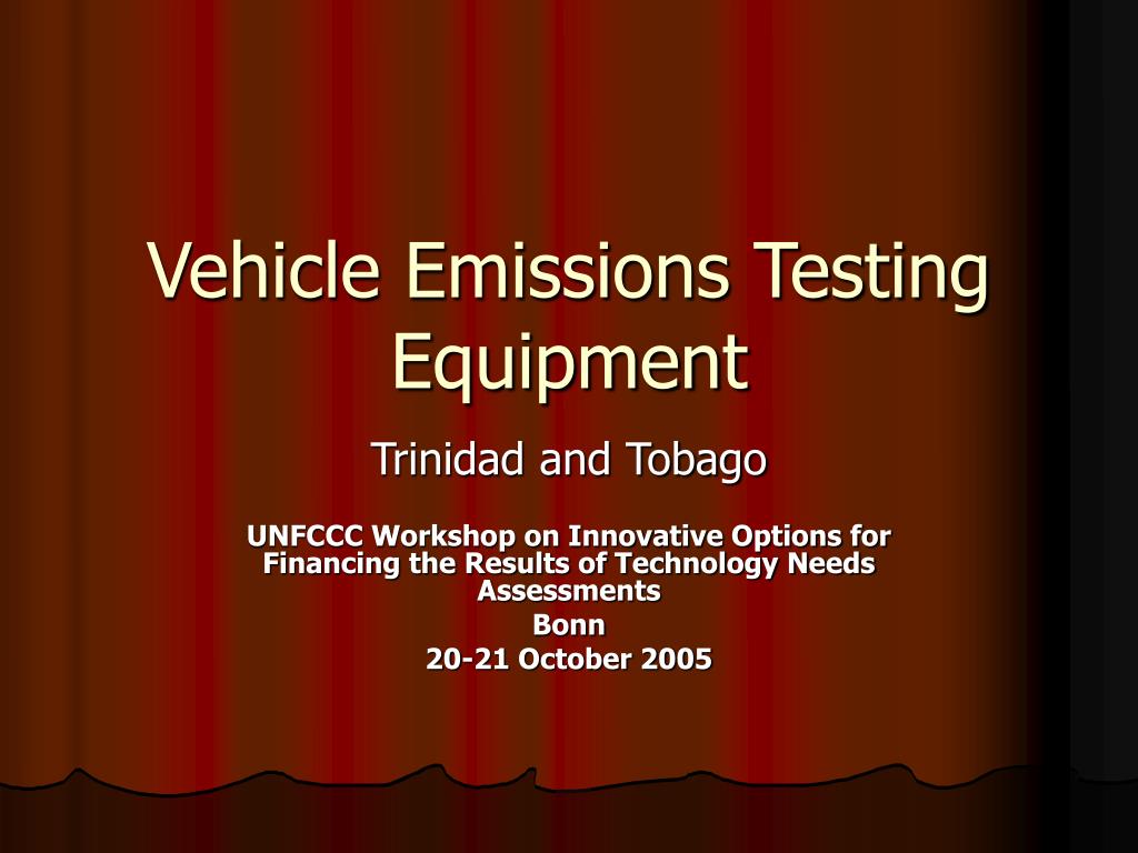 PPT - Vehicle Emissions Testing Equipment PowerPoint Presentation, free ...