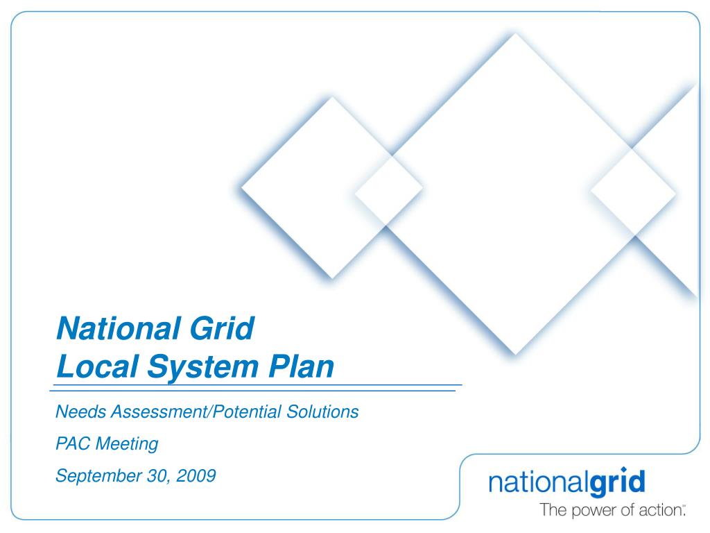 PPT - National Grid Local System Plan PowerPoint Presentation, free ...