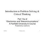 PPT - Critical Thinking and Problem Solving PowerPoint Presentation ...