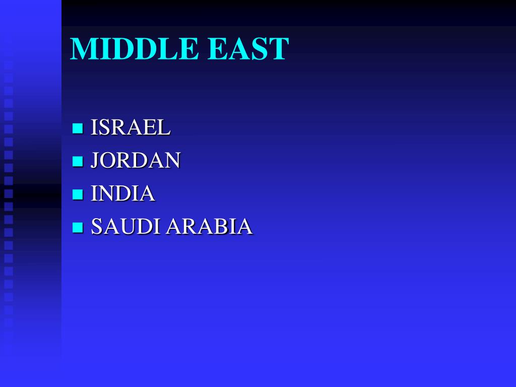 PPT - MIDDLE EAST PowerPoint Presentation, free download - ID:1153945