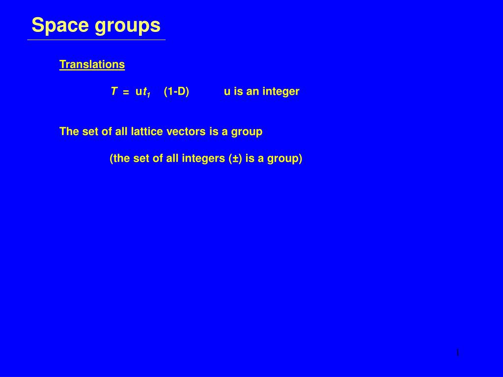 PPT - Space groups PowerPoint Presentation, free download - ID:1157526