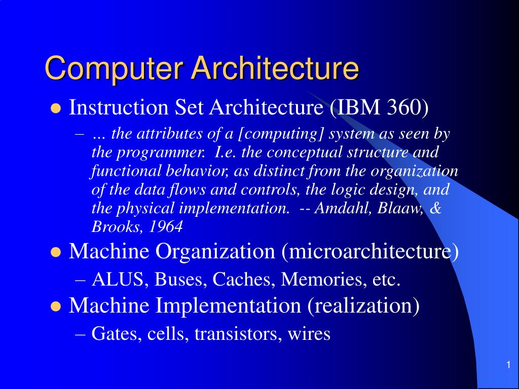 PPT - Computer Architecture PowerPoint Presentation, free download - ID ...