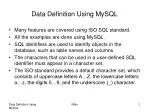 PPT - Data Definition PowerPoint Presentation, free download - ID:3051164