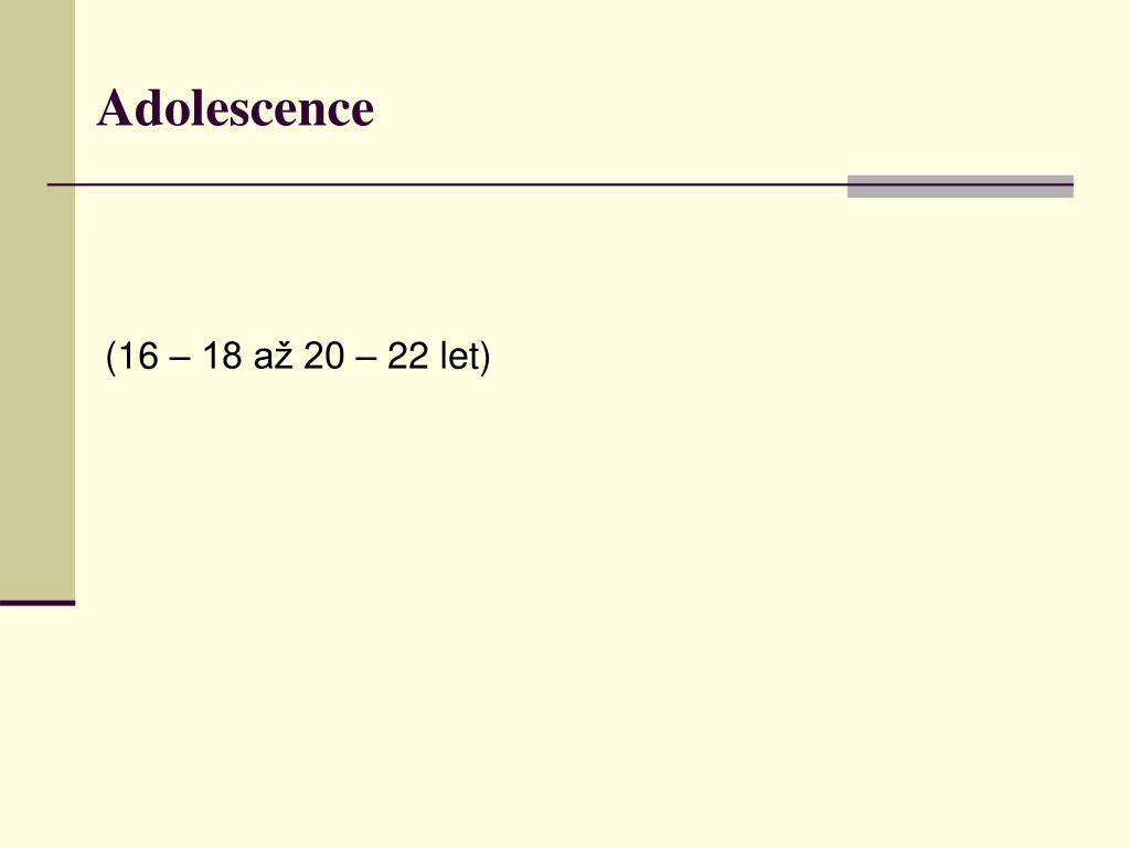 PPT - Adolescence PowerPoint Presentation, free download - ID:1160064
