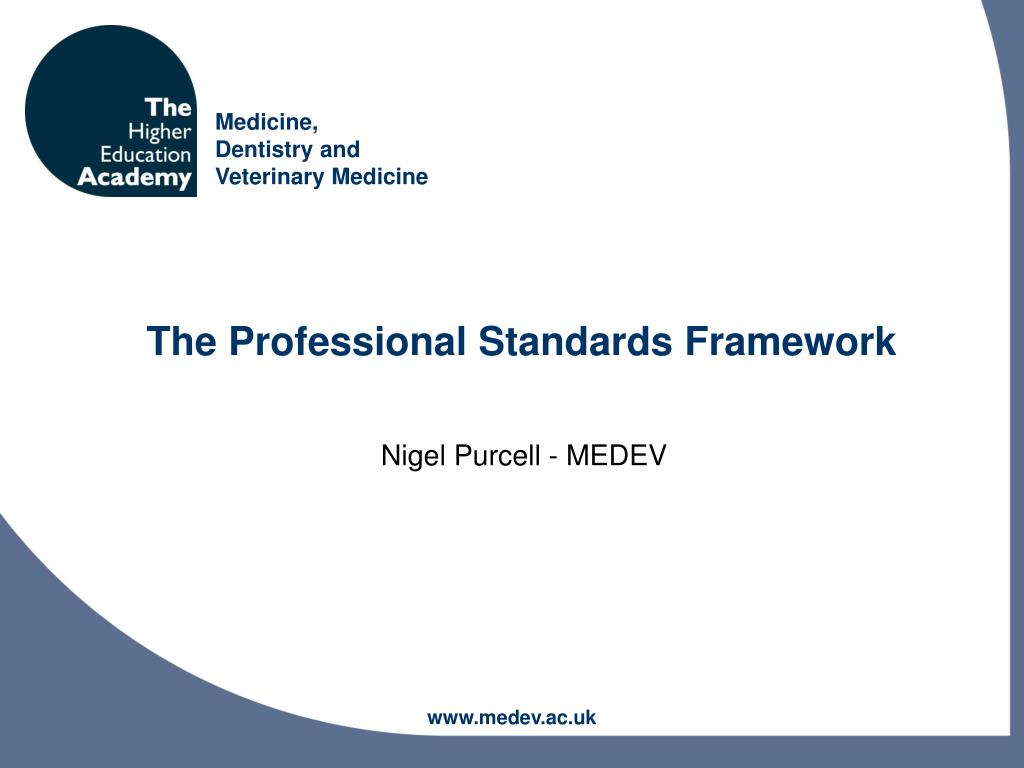 PPT - The Professional Standards Framework PowerPoint Presentation ...