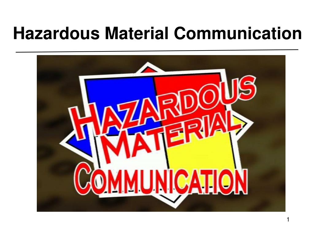 PPT - Comprehensive Hazardous Material Communication Training: Labels ...