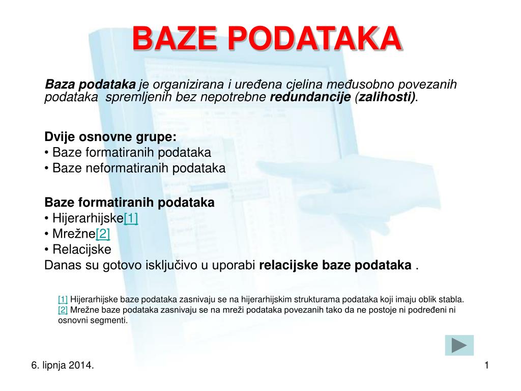 PPT - BAZE PODATAKA PowerPoint Presentation, free download - ID:1162456