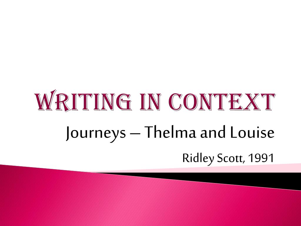 PPT - Writing in Context PowerPoint Presentation, free download - ID ...