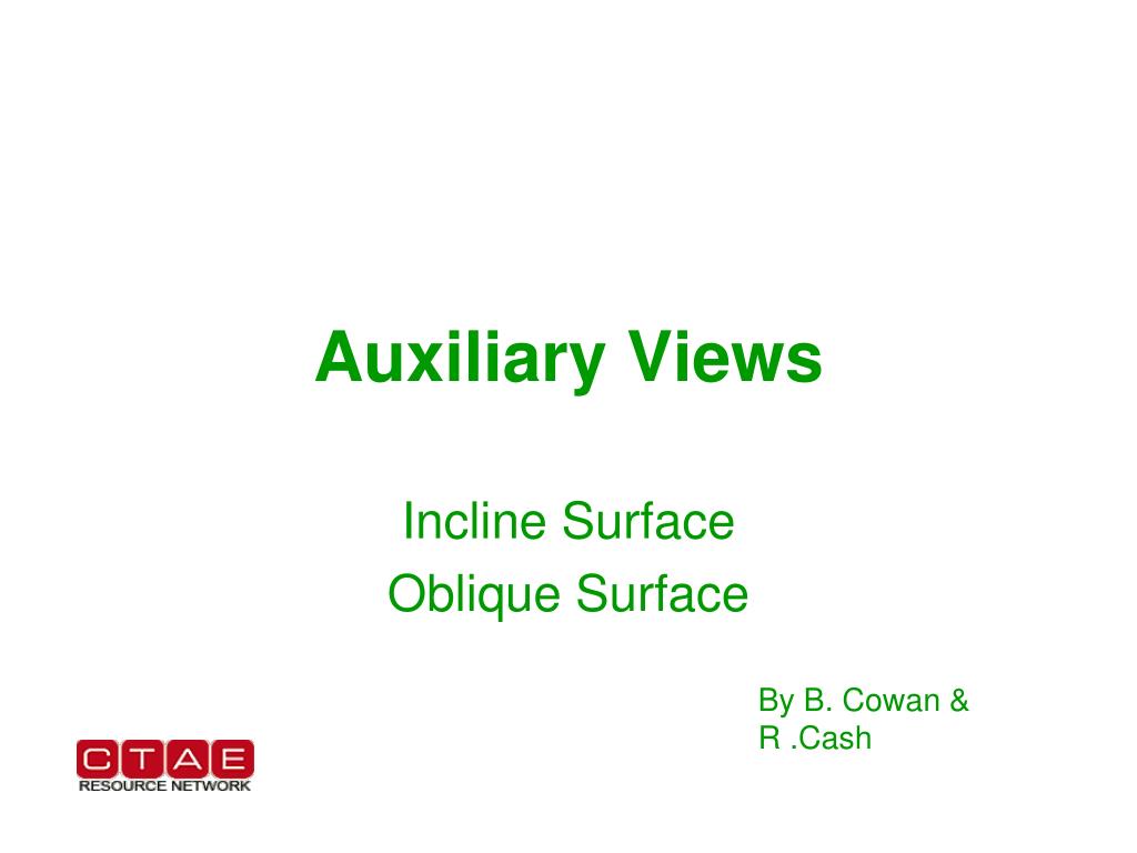 PPT - Auxiliary Views PowerPoint Presentation, free download - ID:1164791