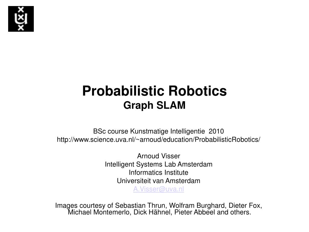 PPT - Probabilistic Robotics Graph SLAM PowerPoint Presentation, free ...