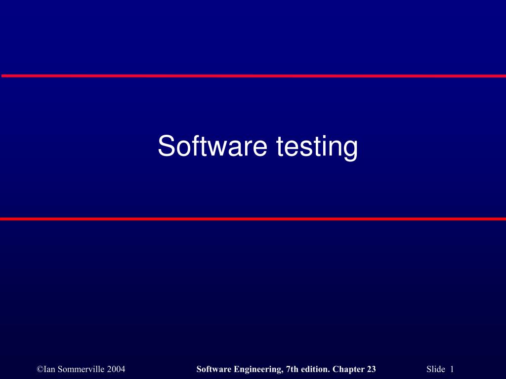 PPT - Software Testing Objectives and Strategies PowerPoint ...