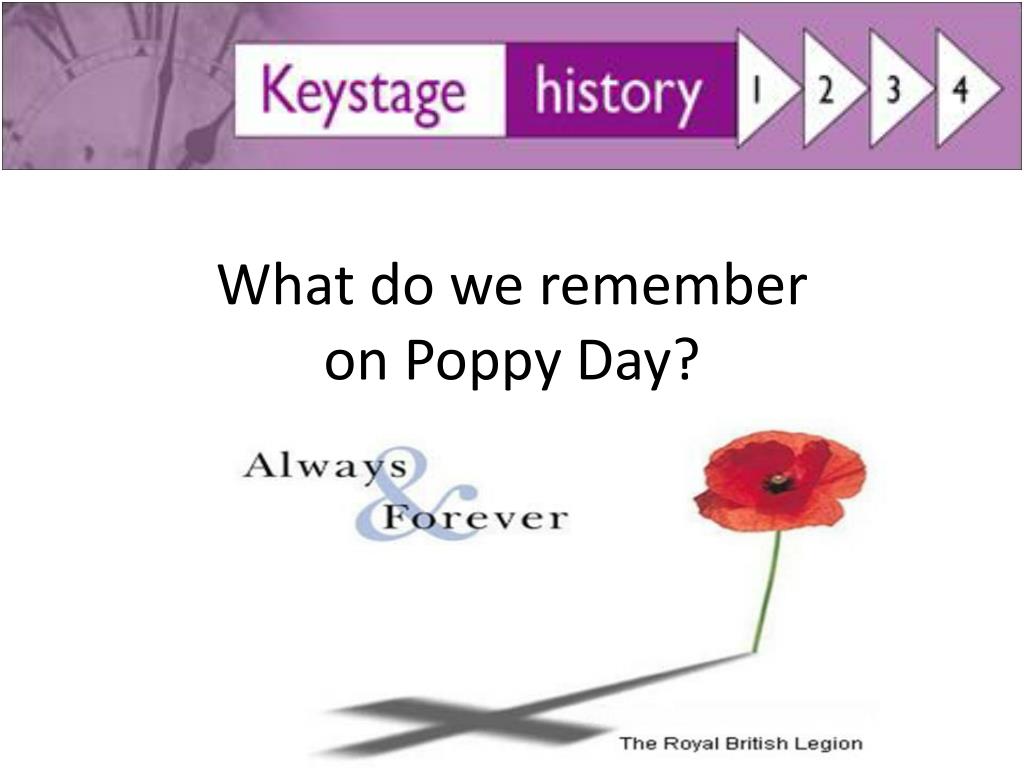 PPT - What do we remember on Poppy Day? PowerPoint Presentation, free ...