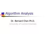 PPT - Introduction to Algorithm Analysis PowerPoint Presentation, free ...