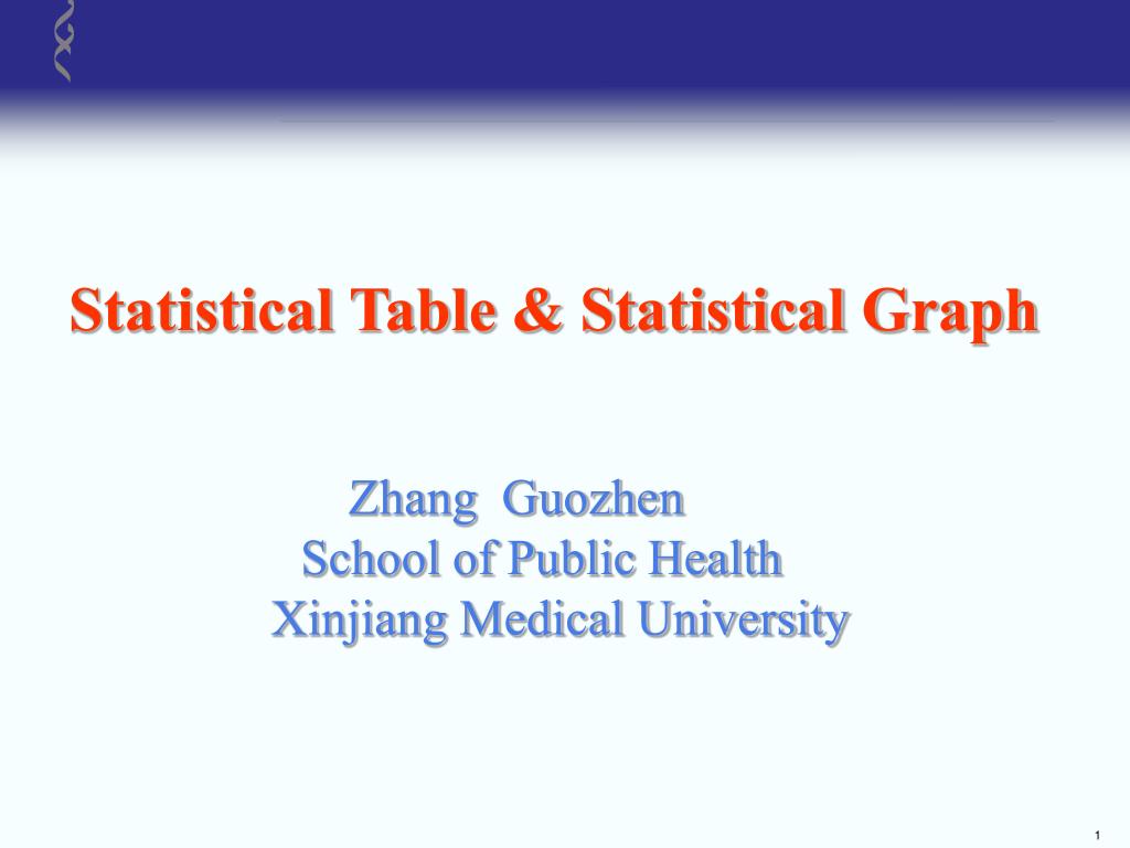 PPT - Statistical Table & Statistical Graph PowerPoint Presentation ...