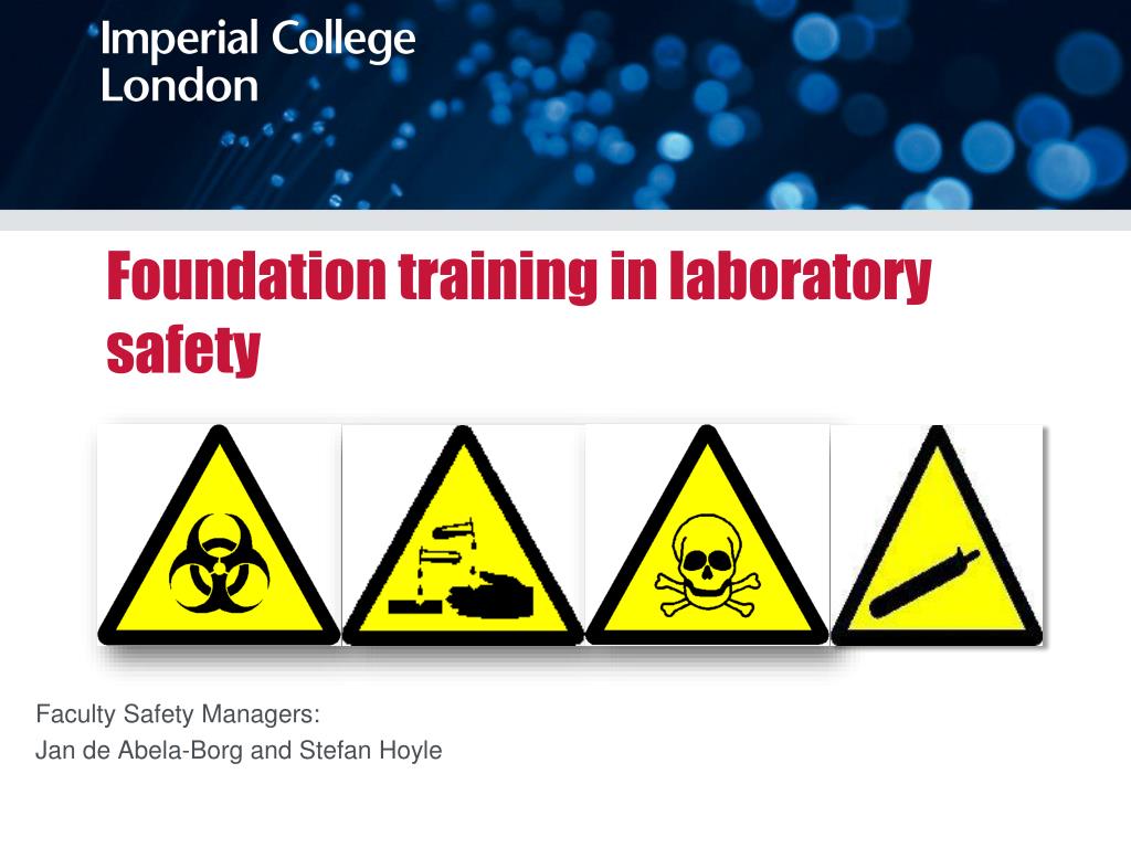 PPT - Foundation training in laboratory safety PowerPoint Presentation ...