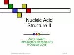 PPT - Nucleic Acid Structure and Stability PowerPoint Presentation ...