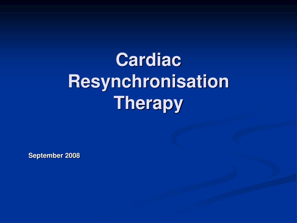 PPT - Cardiac Resynchronisation Therapy PowerPoint Presentation, free ...