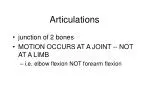 PPT - Chapter 9 Articulations PowerPoint Presentation, free download ...