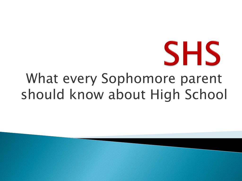PPT - SHS PowerPoint Presentation, free download - ID:1175508
