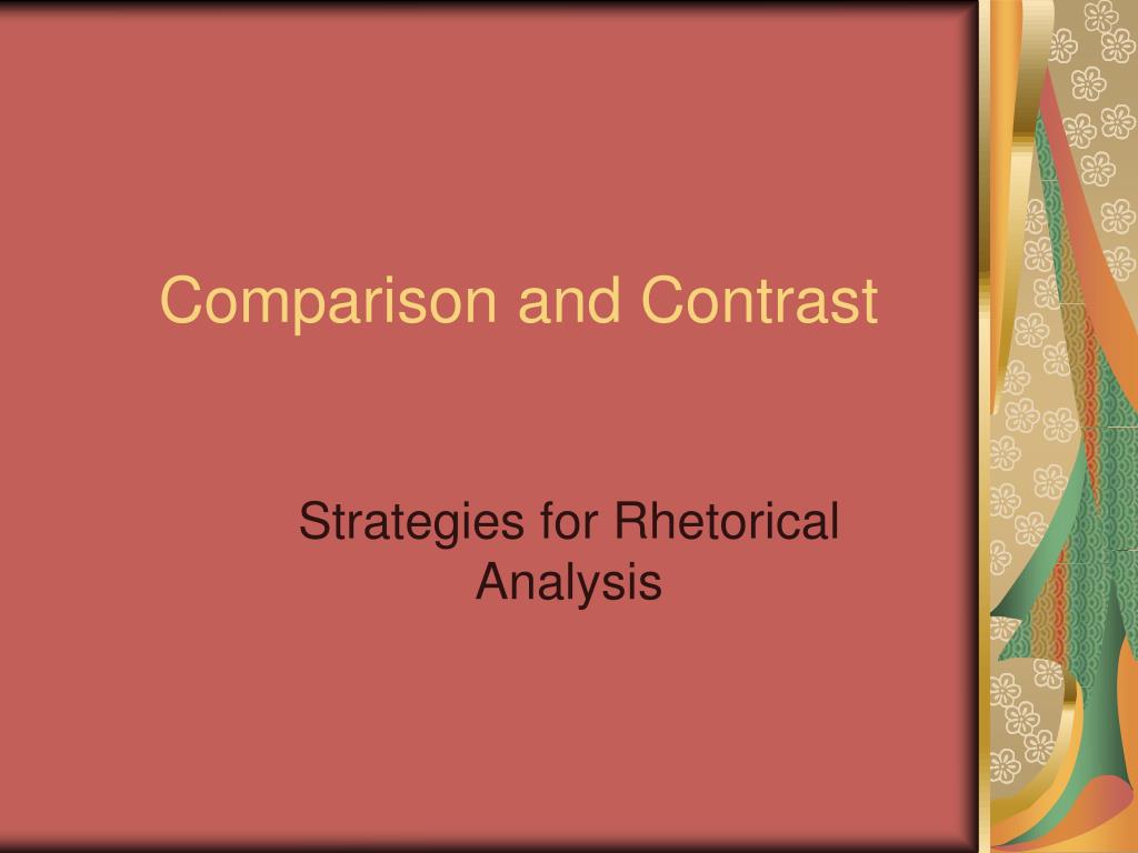 PPT - Comparison and Contrast PowerPoint Presentation, free download ...