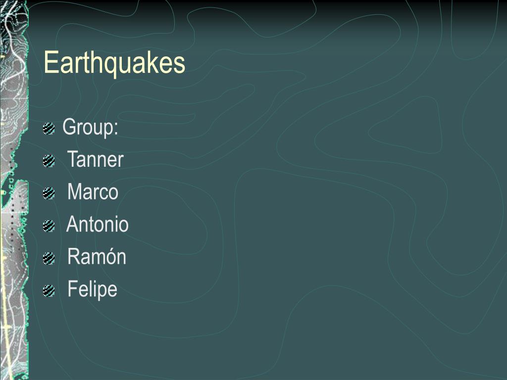 PPT - Earthquakes PowerPoint Presentation, free download - ID:1177800