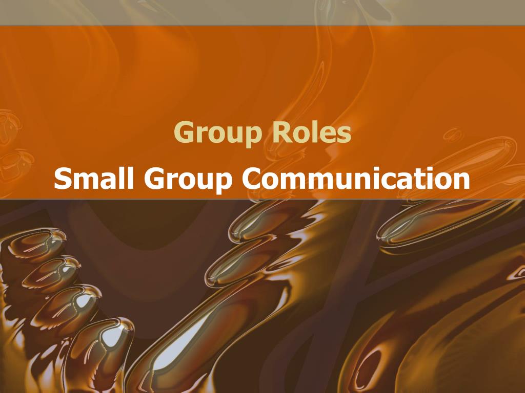 PPT - Group Roles PowerPoint Presentation, free download - ID:1178133