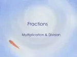 PPT - Fractions PowerPoint Presentation, free download - ID:744172