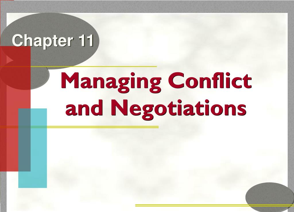 PPT - Managing Conflict and Negotiations PowerPoint Presentation, free ...