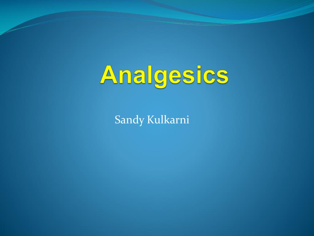 PPT - Analgesics PowerPoint Presentation, free download - ID:1180198
