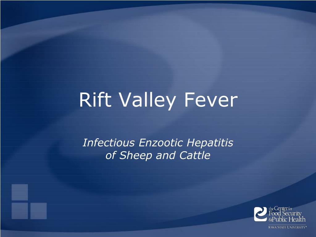 PPT - Rift Valley Fever: Enzootic Hepatitis Overview PowerPoint ...