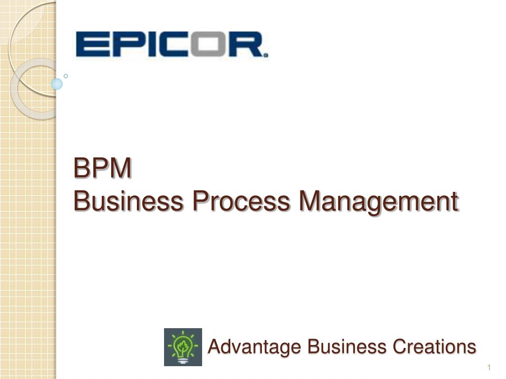 PPT - BPM Business Process Management PowerPoint Presentation, free ...