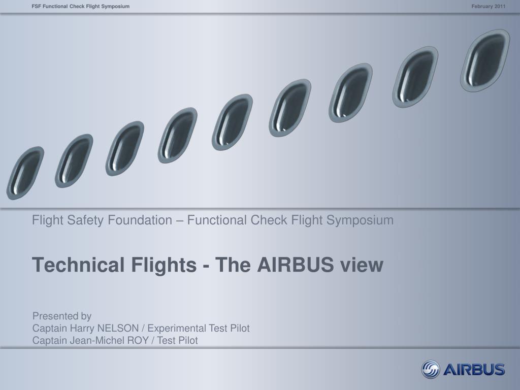 PPT - Technical Flights - The AIRBUS view PowerPoint Presentation, free ...