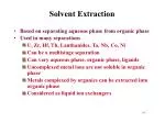 PPT - Ekstraksi Pelarut (Solvent Extraction) PowerPoint Presentation ...