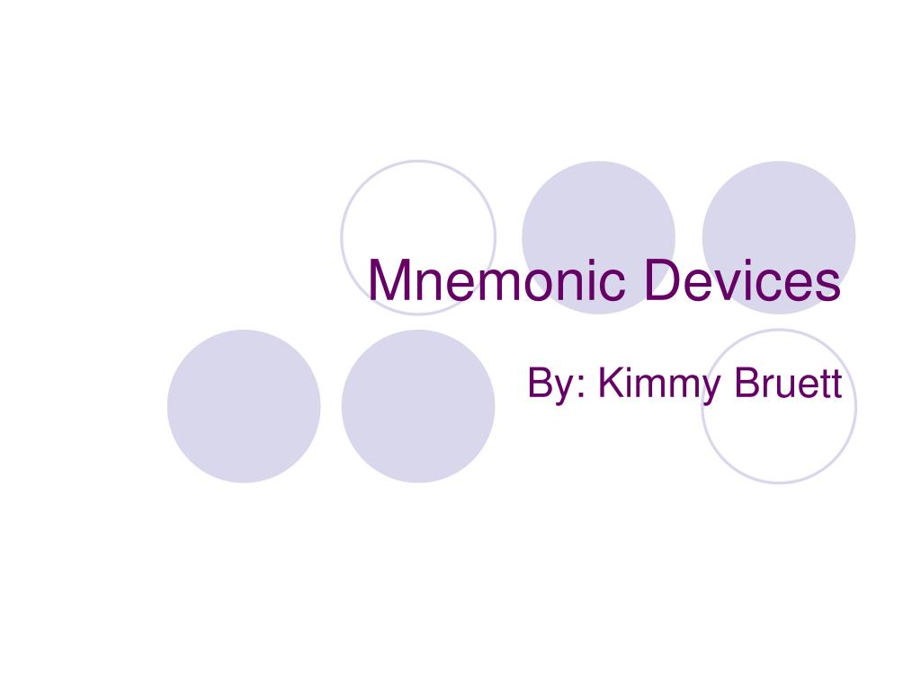 PPT - Master Your Memory: Mnemonic Devices Guide PowerPoint ...