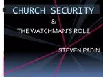 PPT - Church Safety / Security PowerPoint Presentation, free download ...