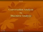 PPT - Conversation Analysis PowerPoint Presentation, free download - ID ...