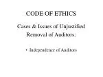 PPT - Code of ethics PowerPoint Presentation, free download - ID:686375