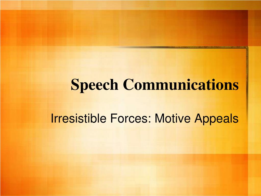 PPT - Speech Communications PowerPoint Presentation, free download - ID ...