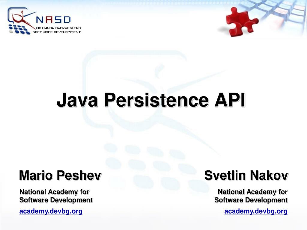 PPT - Java Persistence API PowerPoint Presentation, free download - ID:1192506