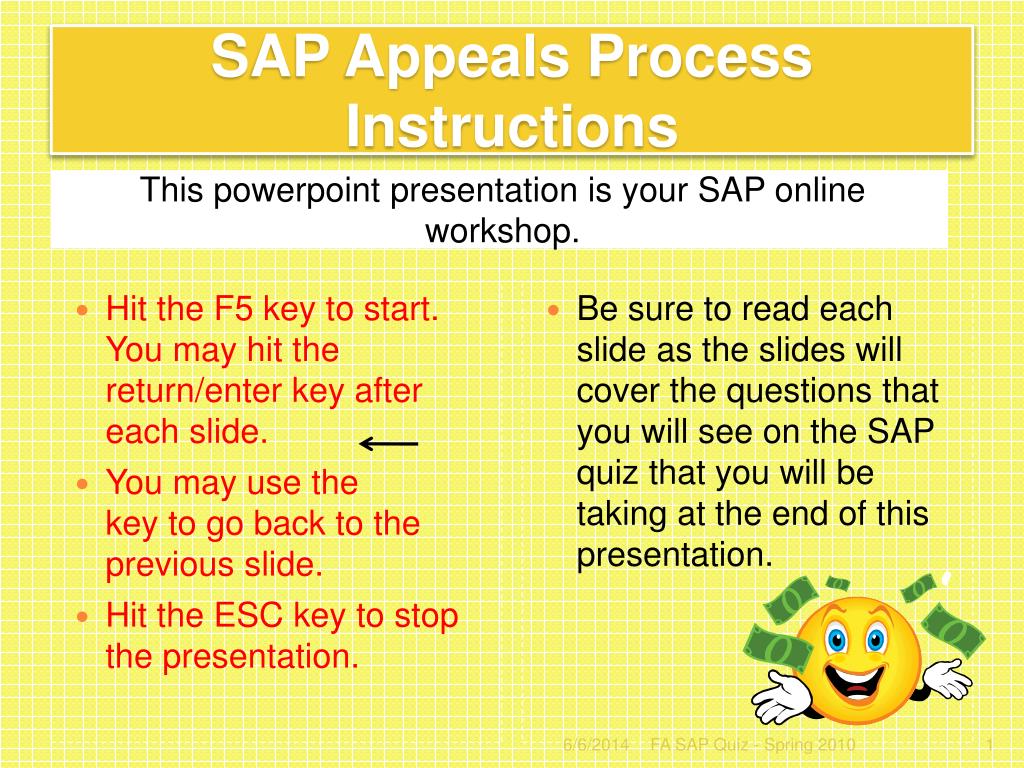 PPT - SAP Appeals Process Instructions PowerPoint Presentation, free ...