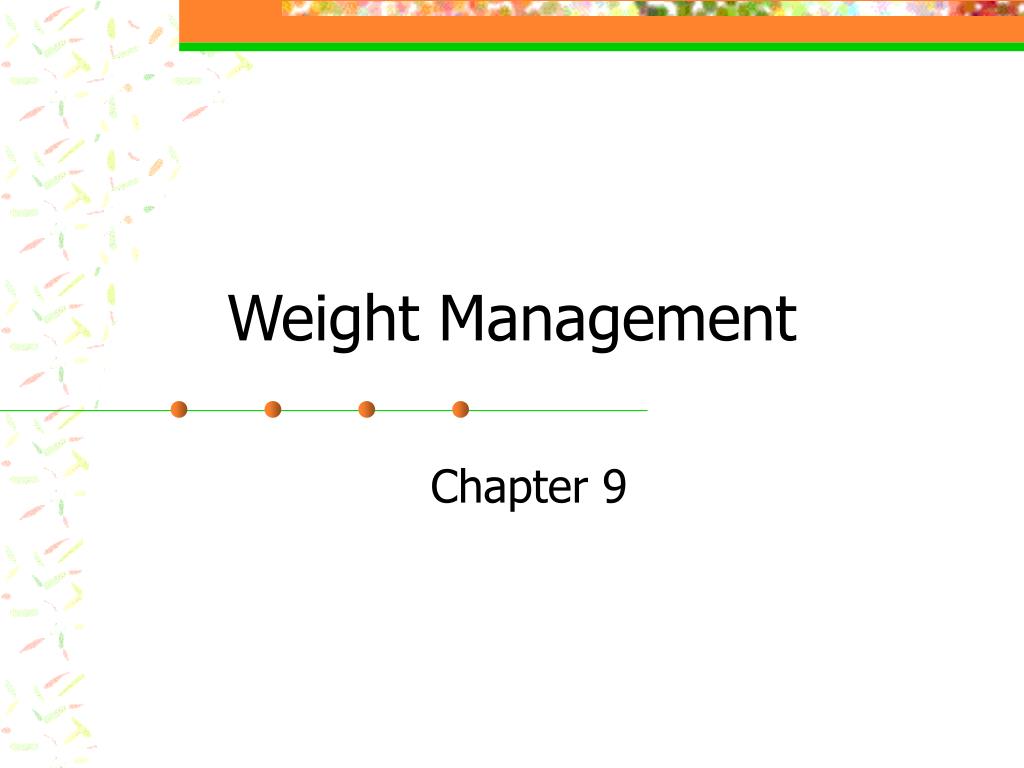 PPT - Weight Management PowerPoint Presentation, free download - ID:1195161