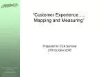 PPT - Defining and Measuring Customer Brand Experience Sydney ...