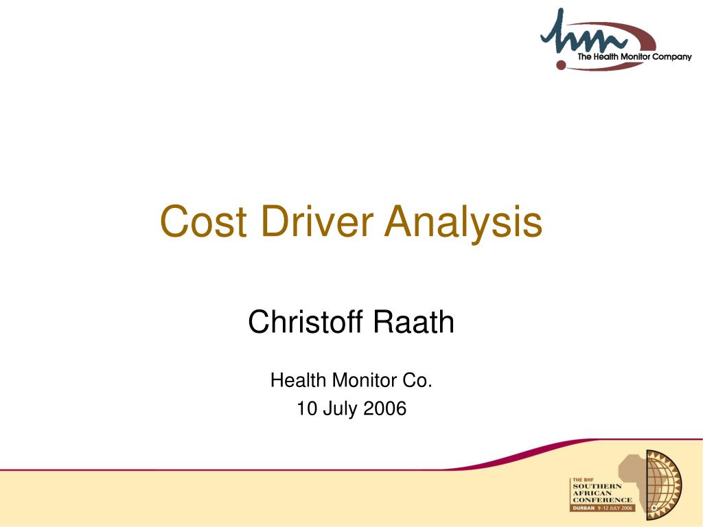 PPT - Cost Driver Analysis PowerPoint Presentation, free download - ID ...